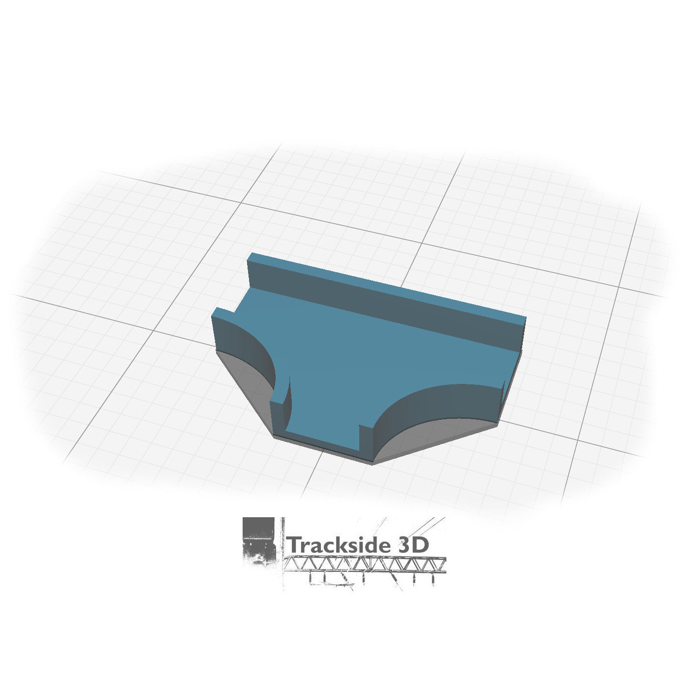 T3D-007-011 Cable Trunking Tee 250mm C1.34 | Trackside3D by oorail.co.uk